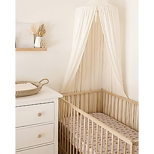 Muslin Crib Sheets Girl, Cotton Neutral Crib Sheet for Baby Girls and Boys, Fitted for Standard Crib Mattress & Toddler Bed Mattress (52"x28"), Soft and Breathable, 2 Pack (Rainbow&Cedar)