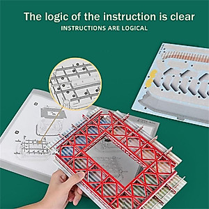 AOOF Mini Football Field Model Building Block Set, Suitable for Children's Birthday Gifts, Cultivates Interest in Football (3D Camp NOU Stadium)