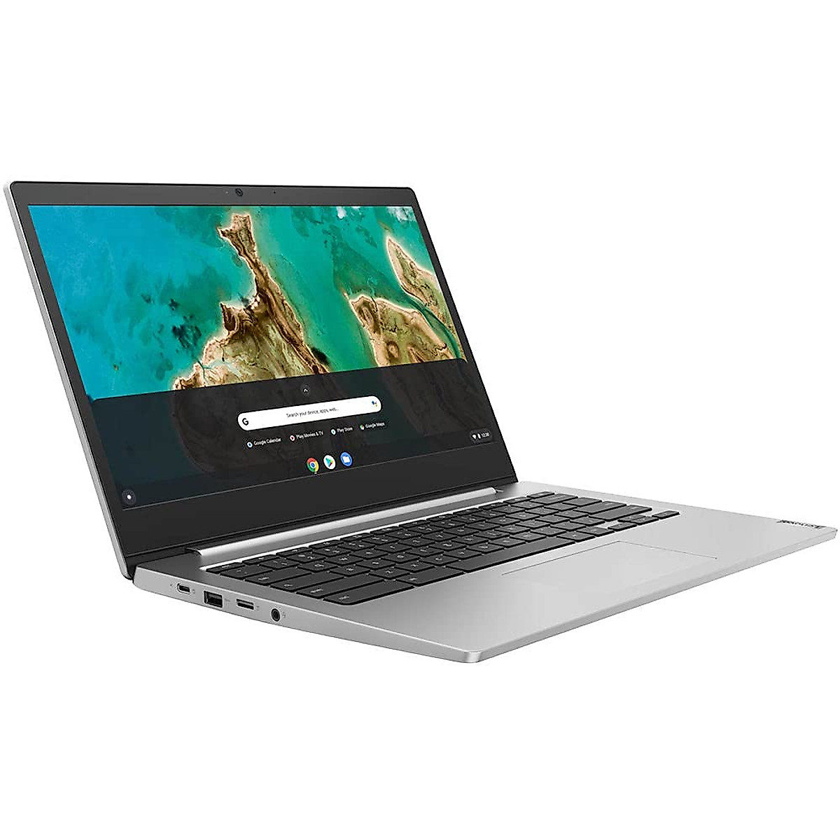Lenovo Chromebook 3 14" HD TN 220nits Anti-Glare Laptop Computer, Intel Intel N4020, 4GB LPDDR4, 32GB eMMC, 802.11AC WiFi, Bluetooth 4.2, Webcam, Remote Work, Chrome OS, TWE 128GB MicroSD Card