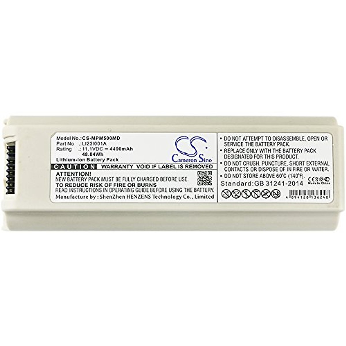 Battery for MAQUET Echographe M5 Echographe M5T Echographe M7 Echographe M9 M5 M5 Ultrasound System M5T M5T Ultrasound System M7 M7 Ultrasound System M7T Ultrasound System M9 M9 Ul