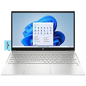 HP Newest Pavilion 15.6" FHD IPS Business Laptop 13th Gen (Intel i7-1355U 10-Core, 64GB RAM, 2TB PCIe SSD, Intel Iris Xe, Backlit KYB, Fingerprint, WiFi 6, BT 5.2, Webcam, Win 11 Home) w/Hub