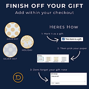 Dayspring Pens Engraved Cross Pen | Personalized Cross Bailey Medalist Ballpoint Gift Pen - Chrome With Gold Trim, Custom Engraved Executive Gift.