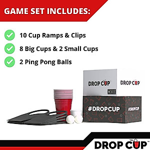 Drop Cup Pong That's On A Roll - Family Friendly Party Game - Adult Party Game