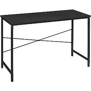 ENGERIO Computer Desk Home Office Desk Writing Study Table Modern Simple Style Laptop Table Study Writing Desk for Home Office Table Workstation (Black)