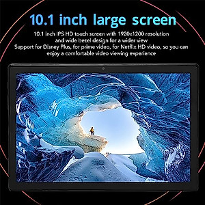Honio 10.1 Inch Tablet, 8MP Front 16MP Rear Octacore CPU US Plug 100-240V 5G WiFi Support 4G LTE 12GB 256GB Tablet 12.0 (Silver)