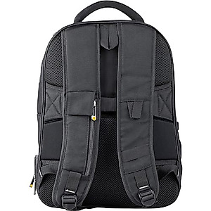 StarTech.com Unisex Backpack Ergonomic Computer Bag with Removable Accessory Case-Laptop/Tablet Pockets-Nylon, Black, 15.6" Professional IT Tech Work/Travel/Commute (NTBKBAG156)
