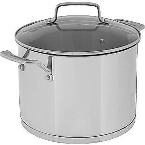 Cuisinart 11-Piece Cookware Set, Professional Stainless Steel, 89-11,Silver