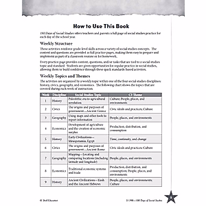 180 Days™: Social Studies, Civics for 6th Grade Practice Workbook for Classroom and Home, Cool and Fun Practice Created by Teachers (180 Days of Practice)