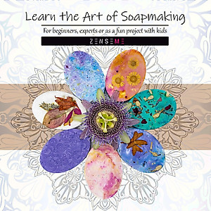 ZenseMe Bundle of Soap Making Kit with 5.5 LB Glycerin Soap Base | DIY Bundle, Melt and Pour Organic Natural Supplies for Adults, Beginners | 2LB Shea Butter and 5.5 LB Ultra Clear Glycerin