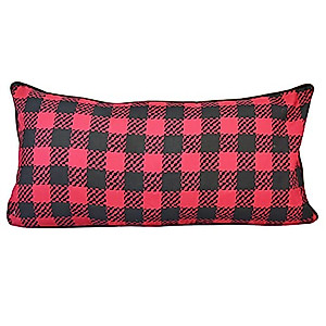Donna Sharp Throw Pillow - The Great Outdoors Lodge Decorative Throw Pillow with W. Wood Pattern - Rectangle