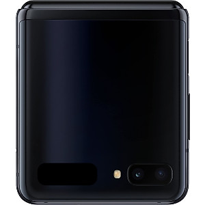 SAMSUNG Galaxy Z Flip F700U | 256GB Storage | Folding Glass Technology | AT&T Locked | Mirror Black - (Renewed)