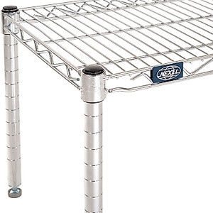 Nexel Chrome Wire Dunnage Rack, 24"W x 14"D x 14"H