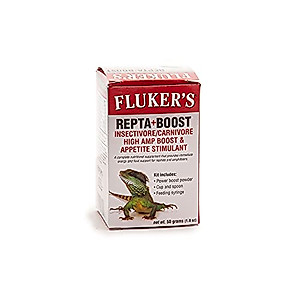 Fluker's Insectivore/Carnivore High AMP Boost Reptile Supplement, 50gm