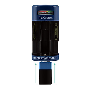 La Crosse Technology 911-114 Portable Battery Tester , Blue