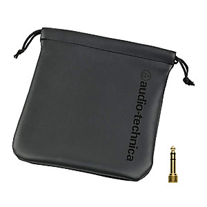 Audio-Technica ATH-M40X Professional Headphones Bundle with Aluminum Stand and Hard Shell Case (3 Items)