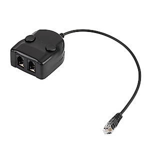 Splitter Training Adapter, Telephone Splitter Training Box Volume Control Intelligent Sound Closed for Phone Handsets