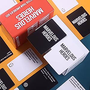 Marvel Heroes Card Game Card Games for Adults and Family, Party Games for Game Night