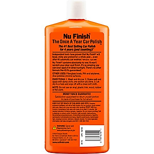 Car Polish by Nu Finish, NF-76 Liquid Polish for Cars, Trucks, 16 Fl Oz Each