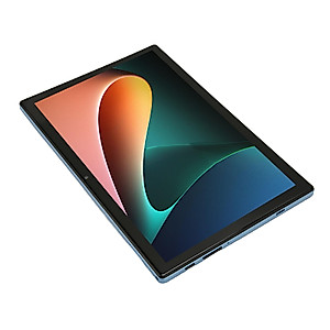 DAUERHAFT 10.1 Inch Tablet, Octa Core Processor 8MP Front Camera 8GB RAM 256GB ROM Blue Tablet PC Dual Speakers for Work for Entertainment (US Plug)