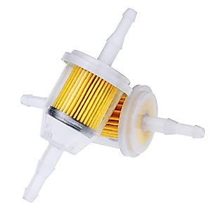 Zemoner 10 Pcs Gas Inline Fuel Filters 1/4 Inch x 5/16 Inch Small Engine Replaces fit for Kawasaki Kohler Briggs Stratton John Deere