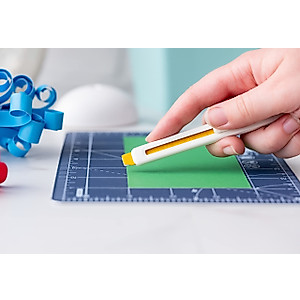 OLFA 6" x 8" Self Healing Rotary Cutting Mat (RM-6x8/NBL) - Double Sided 6x8 Inch Cutting Mat with Grid for Fabric, Sewing, Quilting, & Crafts, Designed for Use with Rotary Cutters (Navy)