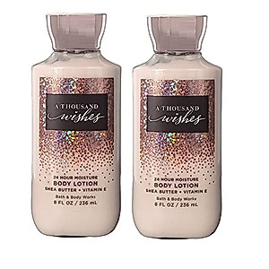 Bath and Body Works 2 Pack A Thousand Wishes Super Smooth Body Lotion 8 Oz