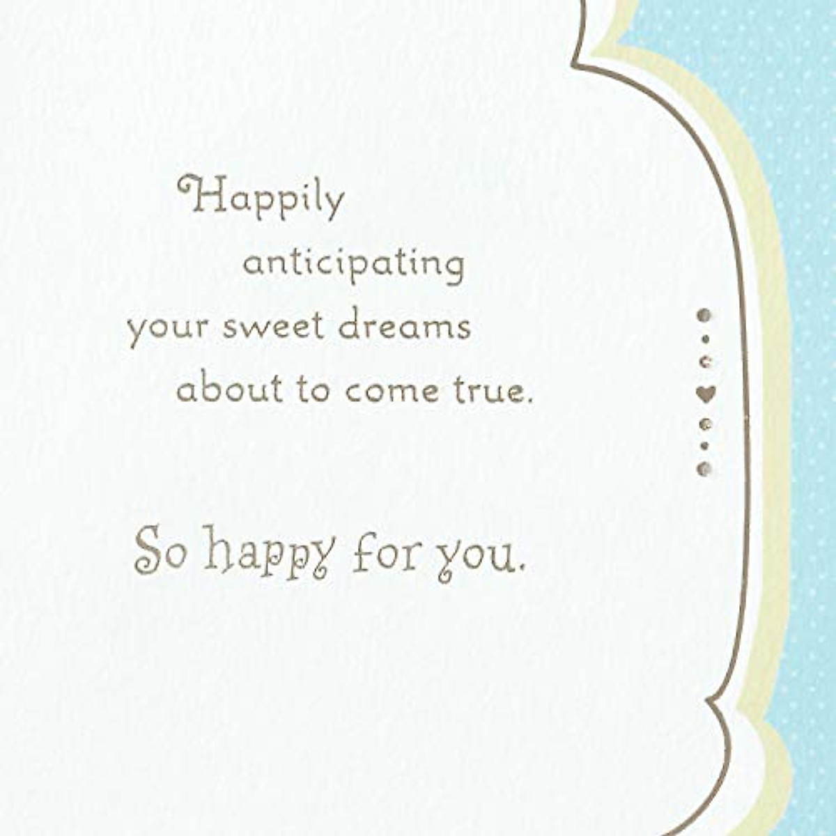 Hallmark Baby Shower Card (Baby Mobile)