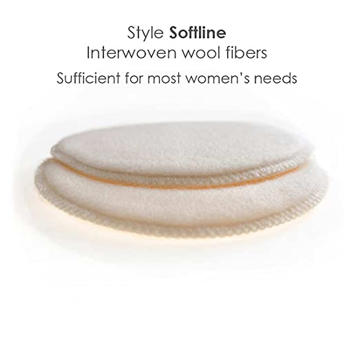 LANACare Organic Nursing Pads l Reusable Breast Pads, Style Softline, S