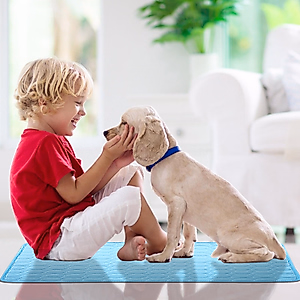 dgdgbaby Dog Cooling Mat Large Cooling Pad Summer Pet Bed for Dogs Cats Kennel Pad Breathable Pet Self Cooling Blanket Dog Crate Sleep Mat Machine Washable