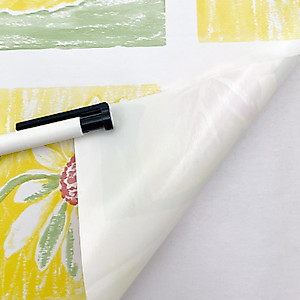 Yifely Yellow Leaf Sunflower Countertops Decor Paper Self-Adhesive Vinyl Shelf Drawer Liner 17.7 Inch by 9.8 Feet