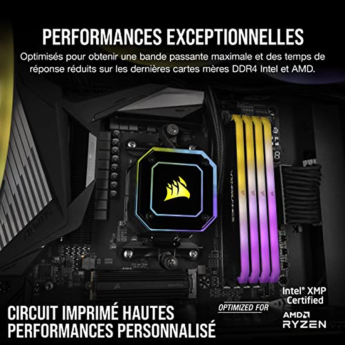 CORSAIR VENGEANCE RGB RS 32GB (2x16GB) DDR4 3600 (PC4-28800) C18 Desktop memory