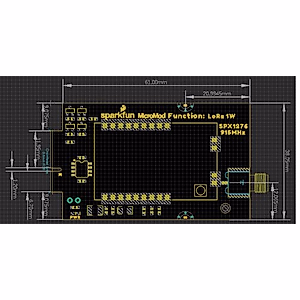 SparkFun MicroMod LoRa Function Board - 1W 915M30S LoRa Module Frequency Range: 900-931MHz Transmit Power 28.5-30dBm (max) Modulation LoRa, FSK, GFSK, MSK, GMSK, OOK Antenna Impedance: 50Ω