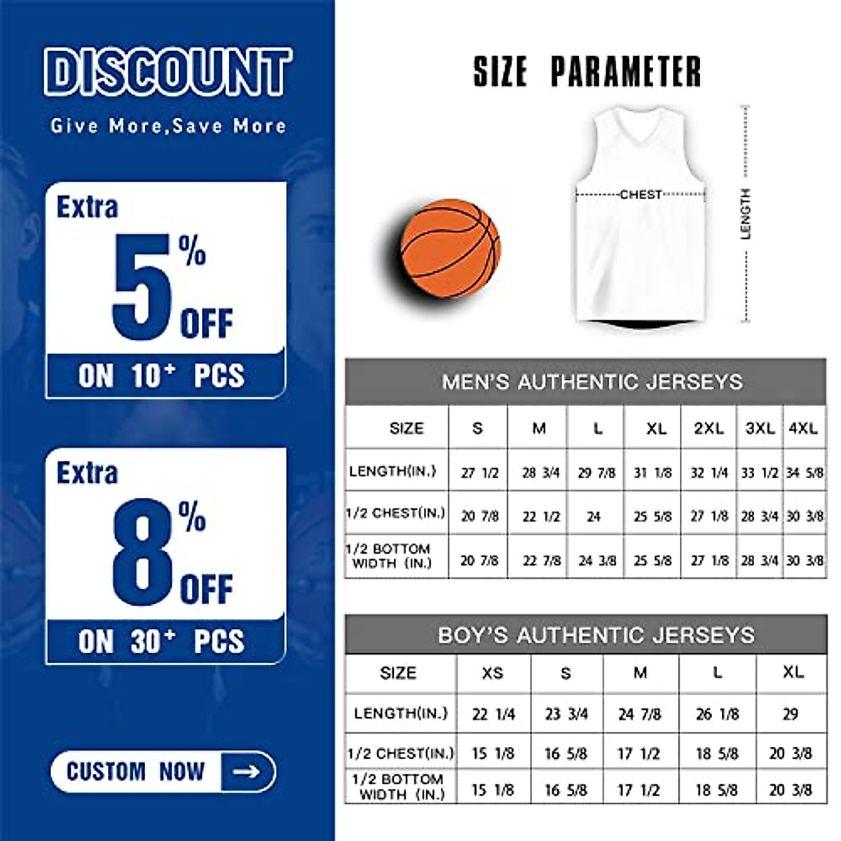 Custom Men Youth Basketball Jersey Stitched or Printed Personalize Your Own Team Name Number Logo