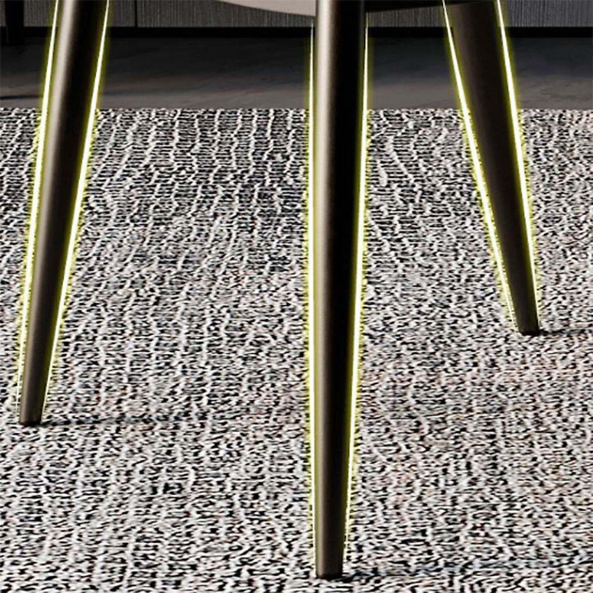 ZARBAILRE Kitchen Dining Room Chairs, Dining Chairs Side PU Cushion Chairs, Kitchen Chairs Restaurant Chairs for Kitchen Dining Room Side Chair (B Set of 1)