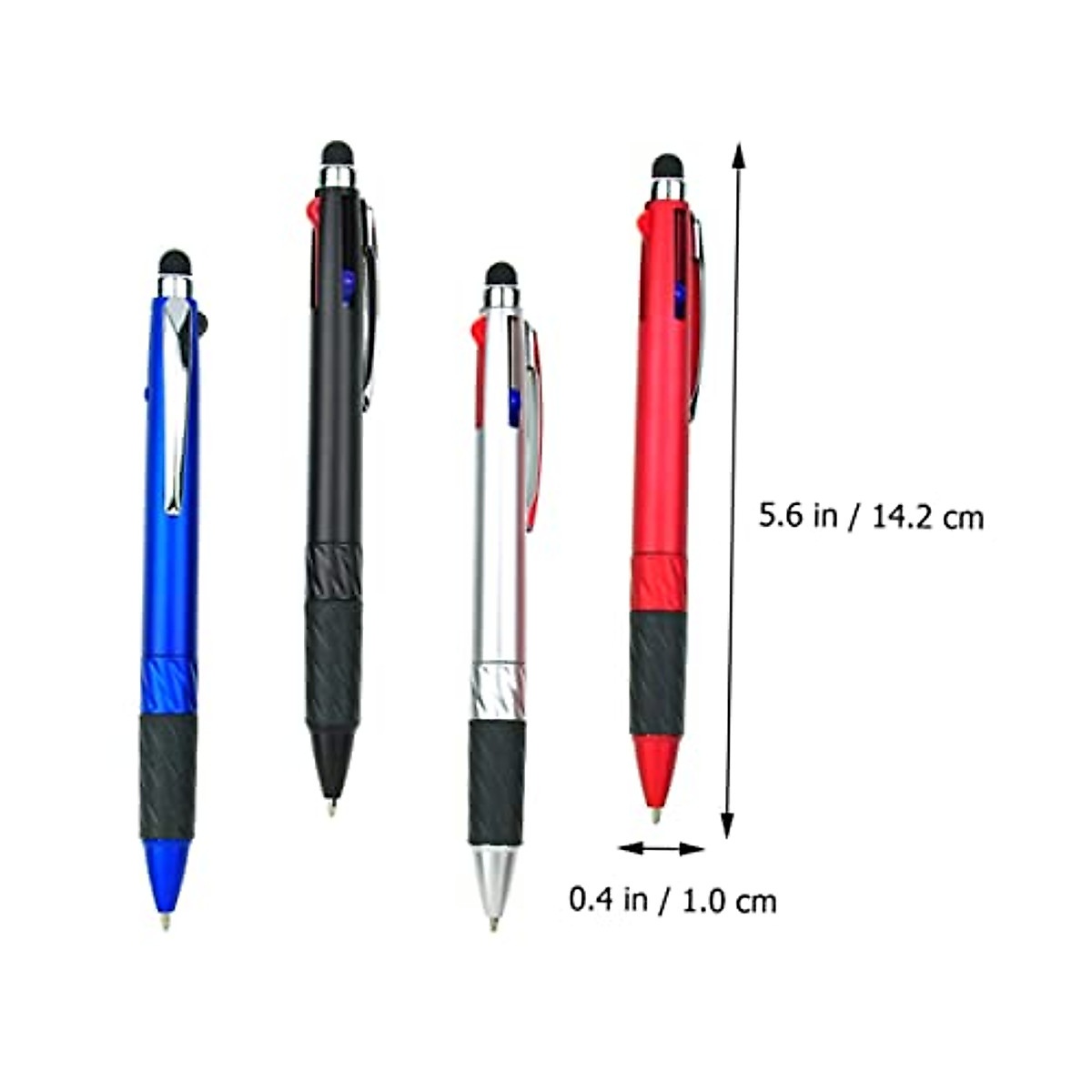 NUOBESTY 8 Pcs 1 Set Multifunction Stylus Phone Touch Pen Touch Stylus Pen Stationery Phone Stylus Smart Phone Stylus Pen Pilot Fountain Pen Portable Meeting Pens Ball Pens with Stylus Flat