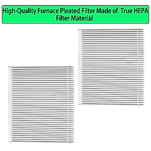 401 Replacement Filter Compatible with AprilAire 401 Space-Gard 2400 Air Conditioner Pleated Filter (2 Pack)