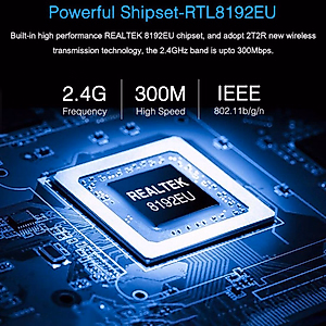 XVZ USB WiFi Adapter, 300mbps Dual Band 2.4G Wireless Adapter, Mini Wireless Network Card WiFi Dongle for Laptop/Desktop/PC, Support Windows10/8/8.1/7/Vista/XP/2000, Mac OS X 10.6-10.14,Linux