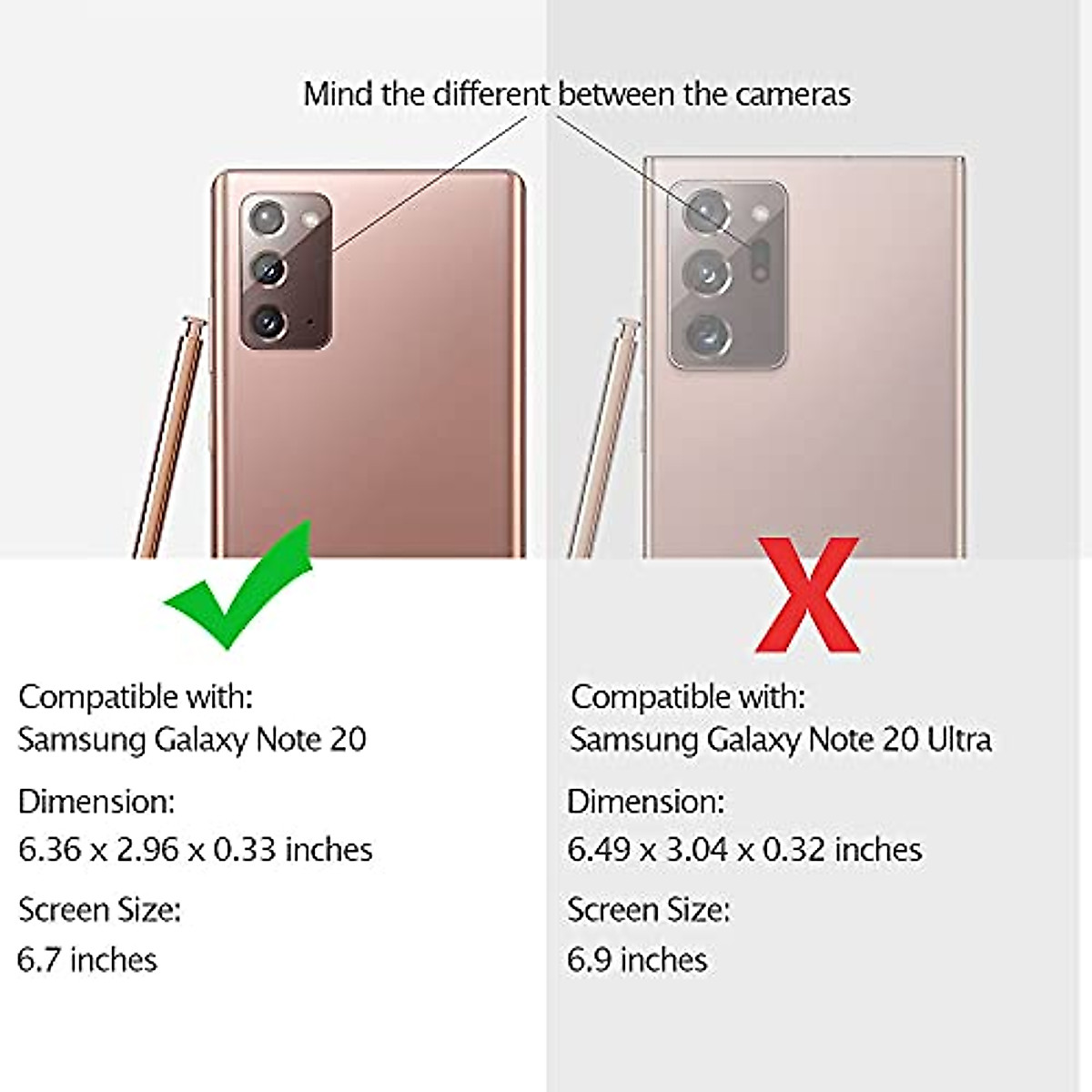 KIOMY Crystal Clear Case for Samsung Galaxy Note 20 5G Hybrid Design [Hard PC Back] with Flexible TPU Frame Shockproof Bumper Protective Transparent Cell Phone Back Cover Slim Fit Enhanced Corners