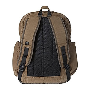 DRI Duck 1039 Traveler Carry-on Canvas Hiking Daypack Backpack 32L (Field Khaki/Tobacco)