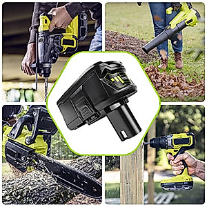 LUMSING 2Pack 6.0Ah P108 Battery Replacement for Ryobi 18V Battery Lithium P102 P103 P104 P105 P107 P108 P109 for Ryobi…