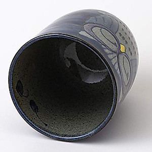 Hasami Ware 83972 Hot Water Only (Large), Hand Owl Pattern, Blue