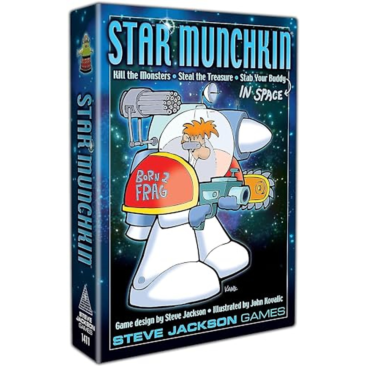 Steve Jackson Games Star Munchkin Card Game (Base Game) | Adult, Kid & Family Card Game | Fantasy Adventure Roleplaying Game | Ages 10+ | 3-6 Players | Average Play Time 120 Minutes | from