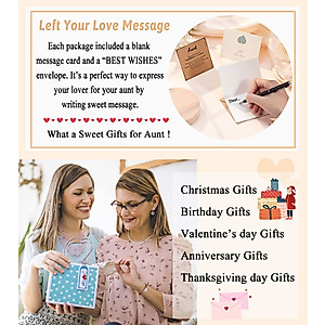 DiRikiss Mothers Day Gifts for Aunt from Niece Best Aunt Ever Gifts Birthday Christmas Valentines' Day Gifts for Aunt Auntie Bracelet