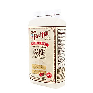 Bob's Red Mill Gluten Free Vanilla Yellow Cake Mix, 19-ounce (Pack of 4) (Package May Vary)