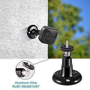 3rd & 4th Gen Blink Outdoor Camera Mounts, Aotnex All-New 360 Degree Adjustable Cover Surveillance Wall Mounts for Blink Outdoor Indoor Home Security Camera System (3 PCS, Black)