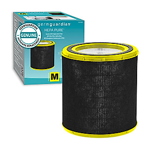GermGuardian Filter M HEPA Pure Genuine Air Purifier Replacement Filter, Removes 99.97% of Pollutants, for AC4700, AC4711 and AC4625 Air Purifiers, Black FLT4700