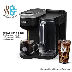 Keurig K-Brew+Chill Iced or Hot Single-Serve K-Cup Coffee Maker with MultiStream and QuickChill Technology, 70oz. Removable Reservoir
