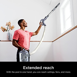 Shark NV352 Navigator Lift Away Upright Vacuum with Wide Upholstery and Crevice Tools, Lavender