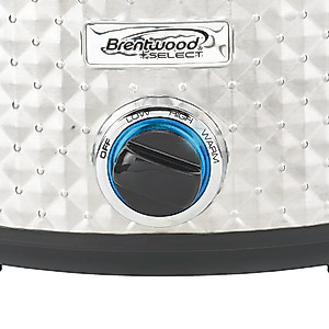 Brentwood Select Slow Cooker, 7 Quart, Silver