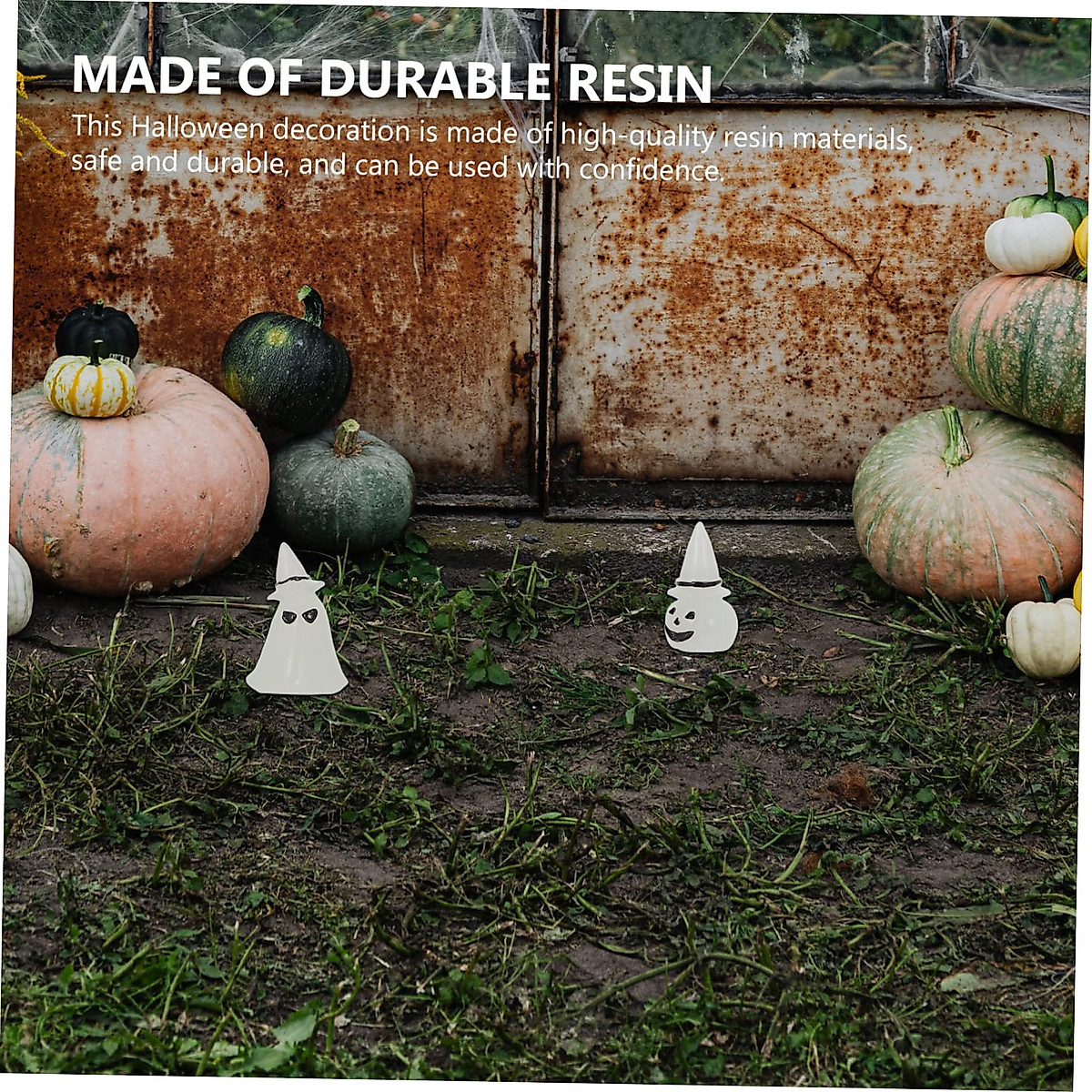 IWOWHERO 10pcs Luminous Ornaments Tabletop Decor Mini Figurine Mini Resin Figurines Ornaments for Crafts Miniature Halloween Figurines Halloween Gag Toys Resin Pumpkin Decor Party Supplies